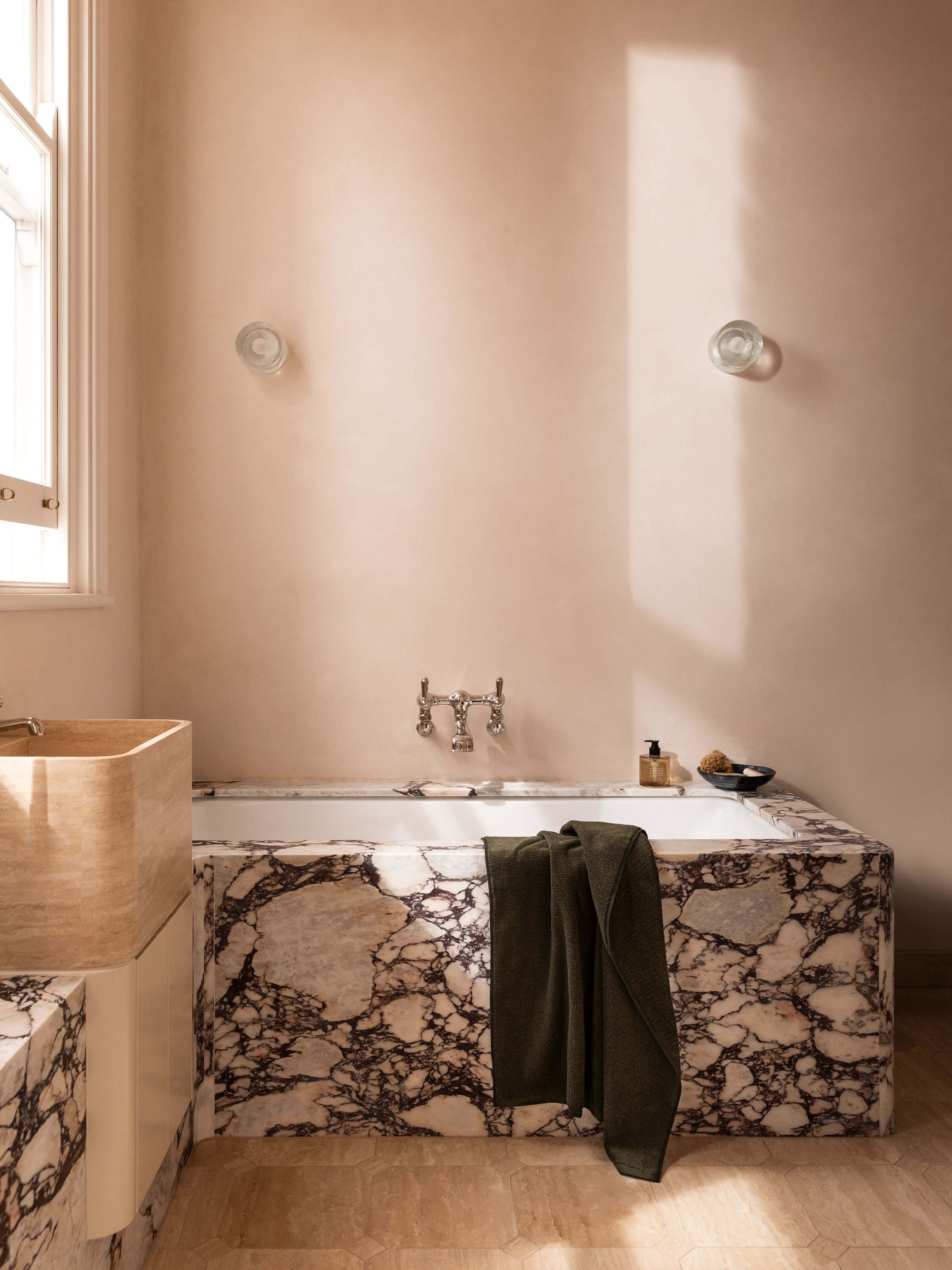 Tweed Olive Bath Towel Set - Luxury towels from L&M Home