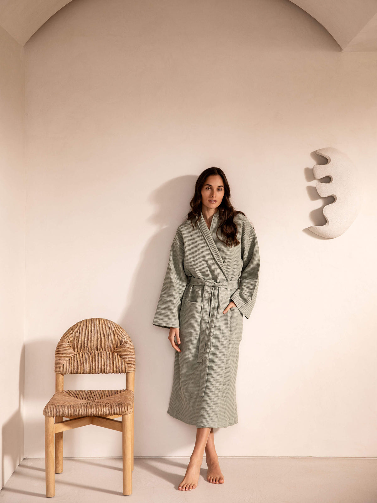 Buy Luxury Waffle Bathrobes Online - Spa Sage