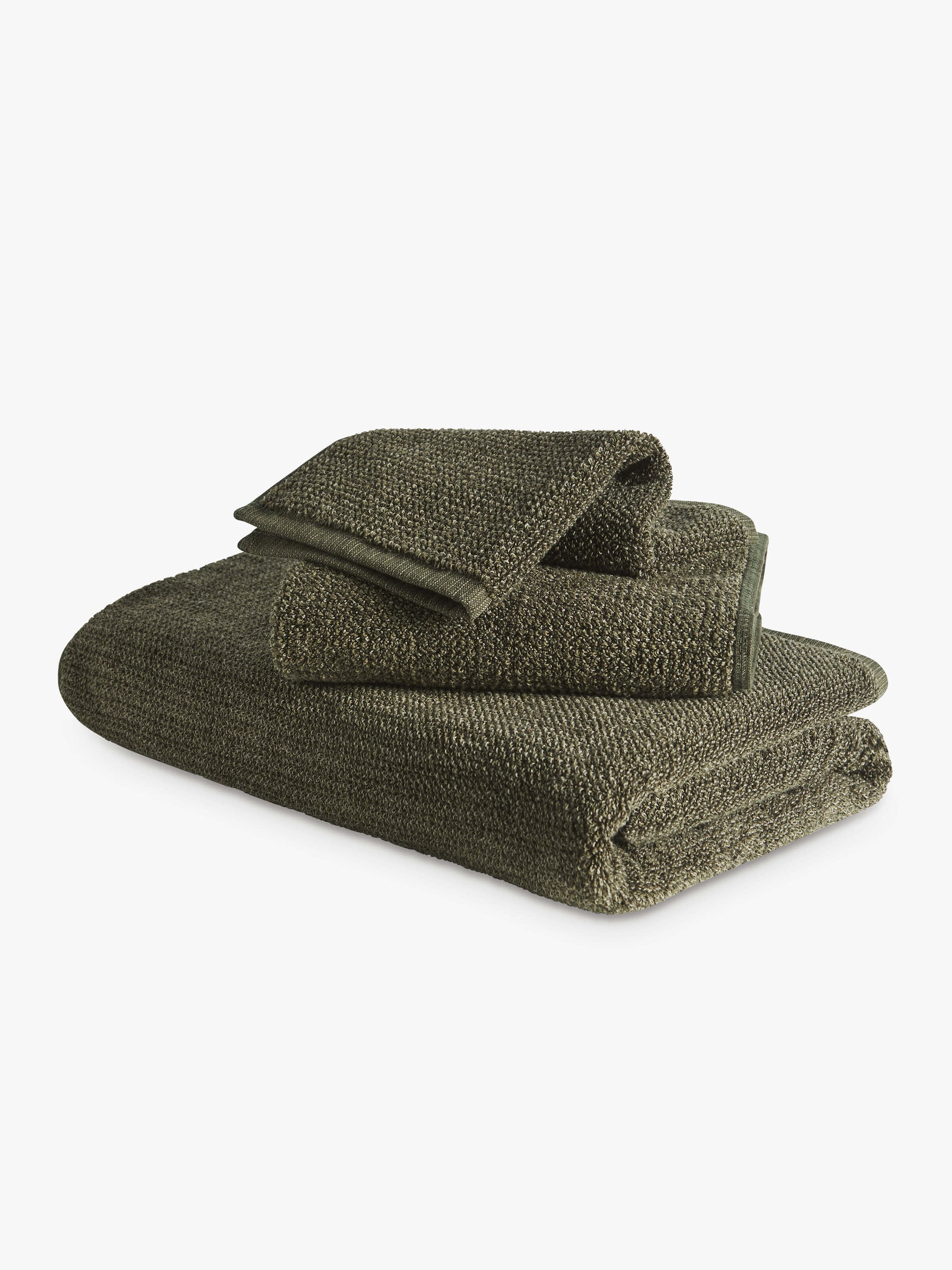 Buy Luxury Olive Towels Online - Tweed Olive