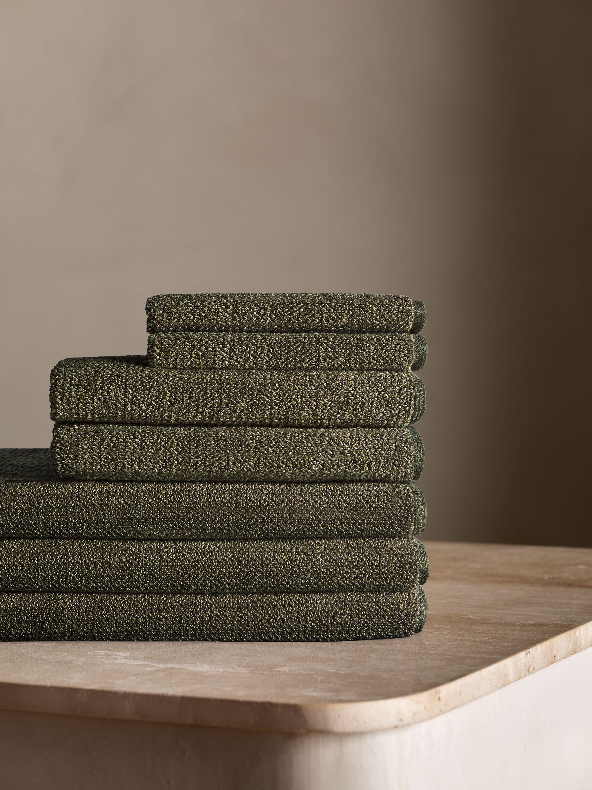 Buy Luxury Olive Towel Sets Online - Tweed Olive