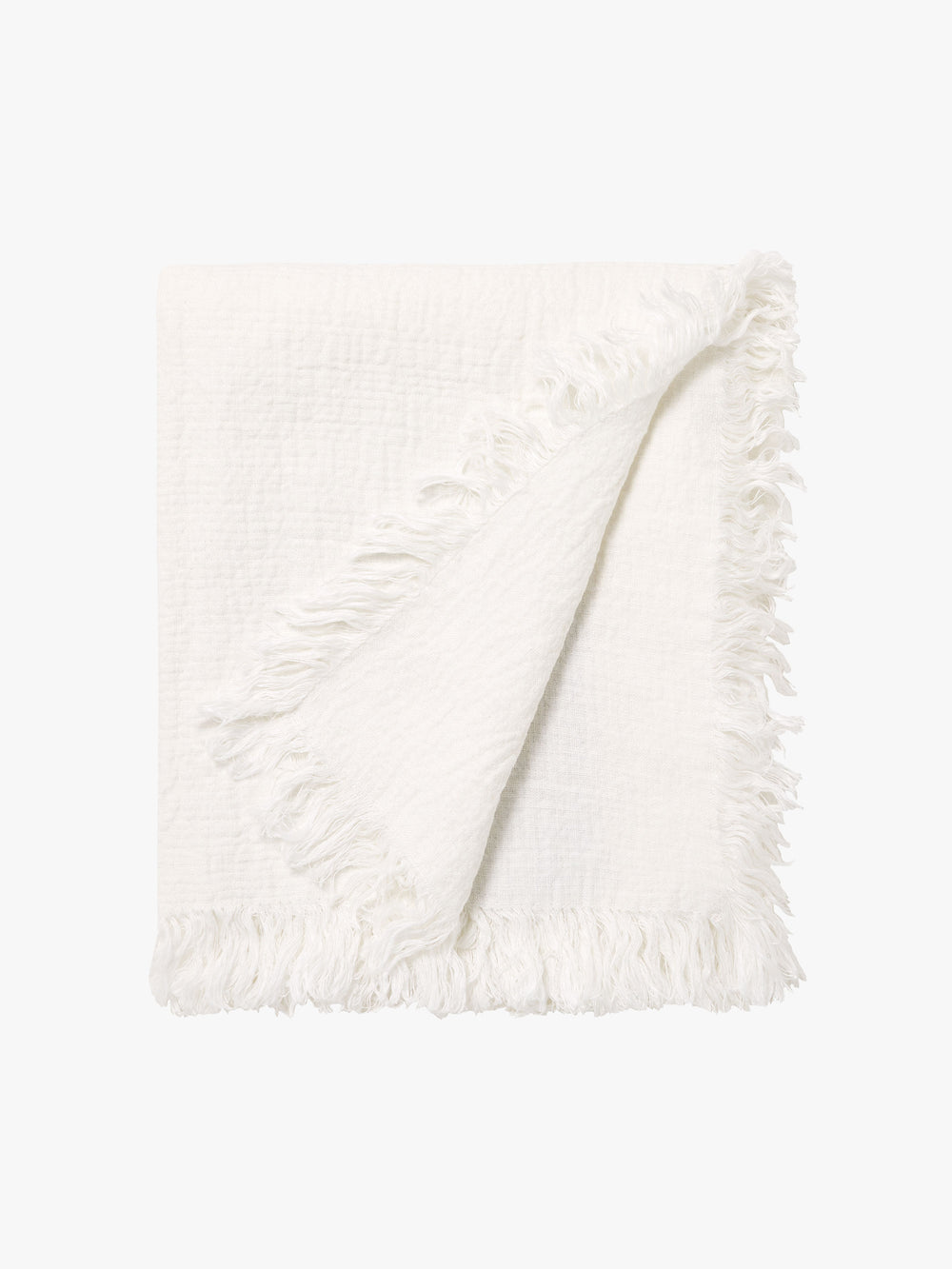 Buy Luxury Pure Linen White Throws Online