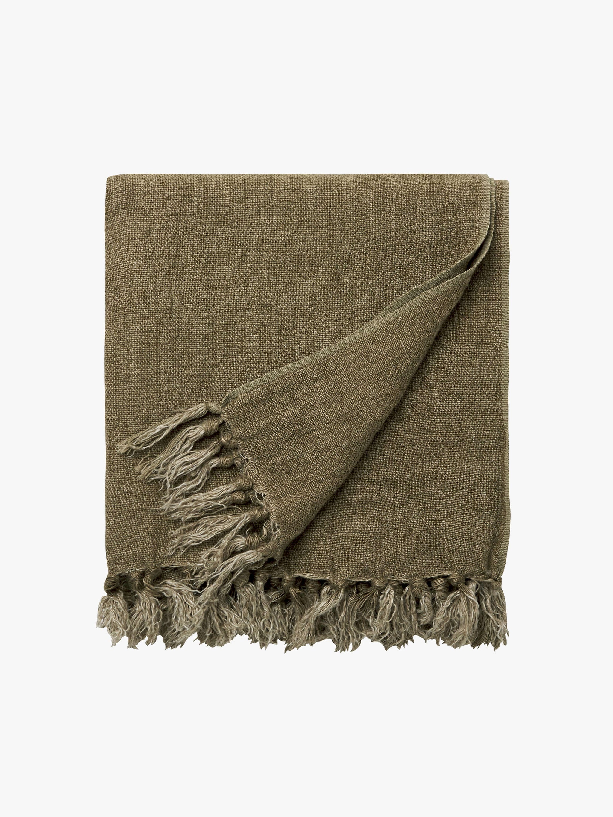 Buy Luxury Heavy Linen Throws Online - Burton